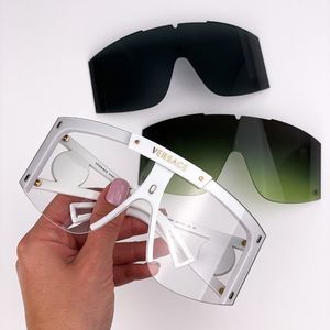 Versace | Accessories | Versace Ve4393 41w Sunglasses Magnetic Lens Shield Woman | Poshmark